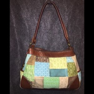 Fossil | Bags | Fossils Patchwork Shoulder Bag | Poshmark